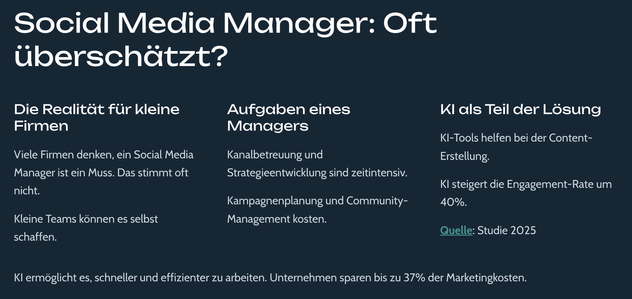 Braucht dein Unternehmen wirklich einen Social Media Manager? - Techwanderer